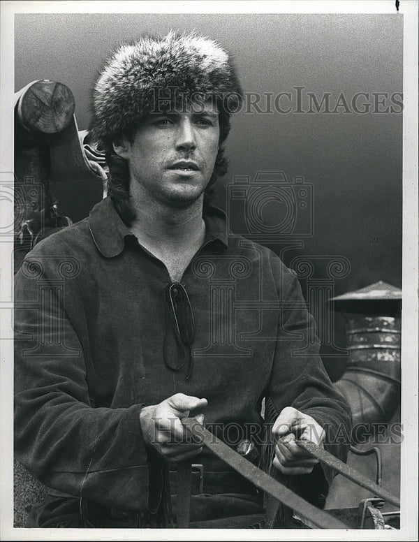 1989 Press Photo Tim Dunigan Stars In "Davy Crockett: Warrior's ...