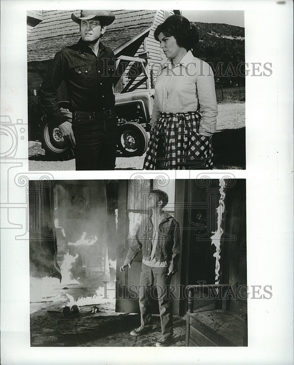 1982 Press Photo "Smoke" Earl Holliman,Jacqueline Scott,Ron Howard ...