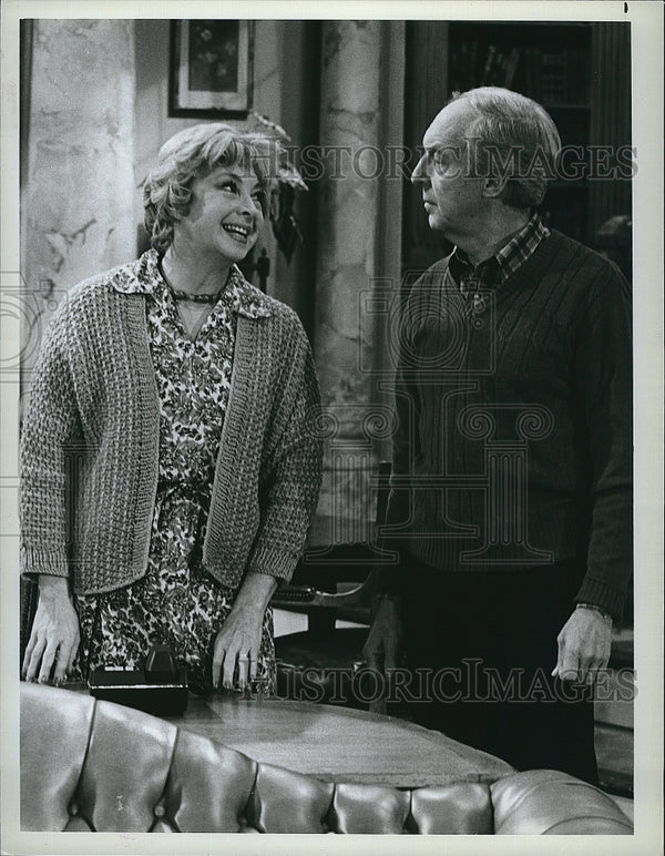 1982 Press Photo Actress Audrey Meadows, Conrad Bain, Diff'rent Strokes ...