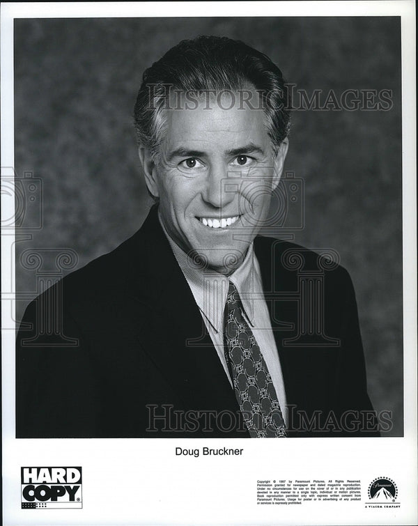 1997 Press Photo Doug Bruckner Hosts "Hard Copy" - Historic Images