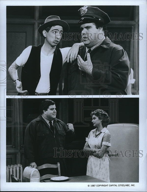 1987 Press Photo Dan Frischman, Daniel Schneider, Marcia Christie ...