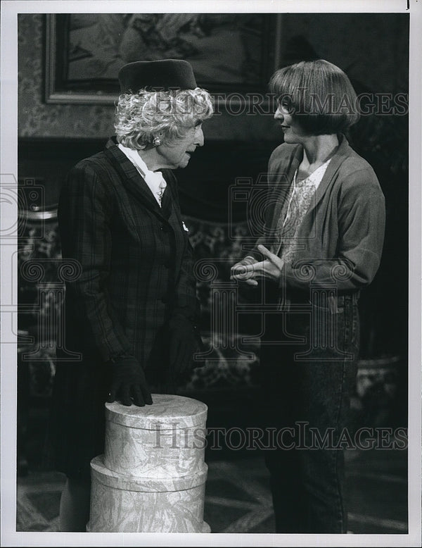 1990 Press Photo Eric Christmas, Pamela Reed "Grand" - Historic Images