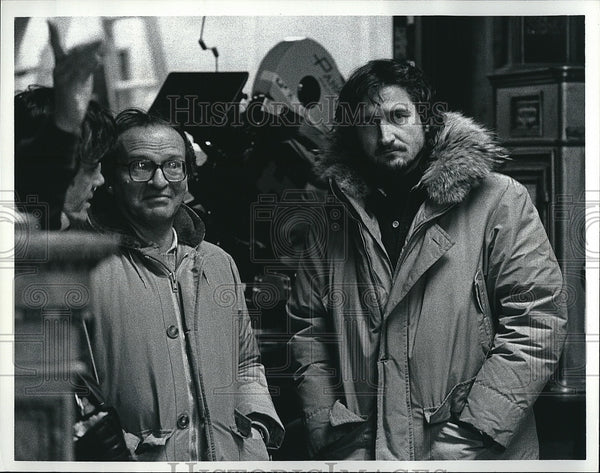 1982 Press Photo Burtt Harris, Sidney Lumet, Bartkowiak of "The Verdict ...