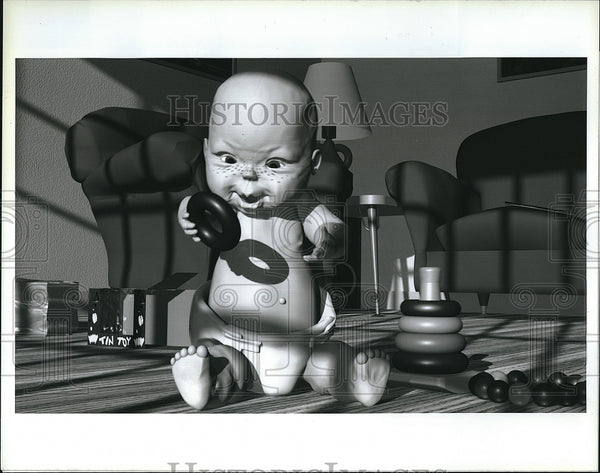 Press Photo "Tin Toy", short animated film from Pixar,directed by John ...