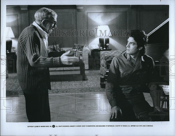 1984 Press Photo Actor George Burns & David Briney in "Oh God! II ...