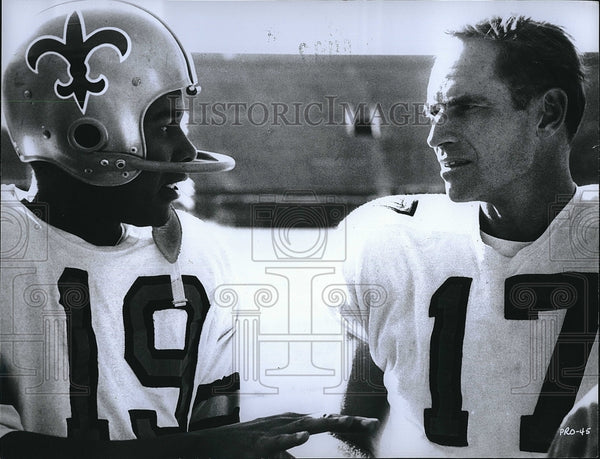 Press Photo Actor Charlton Heston & Richard Elkins in "Number One ...