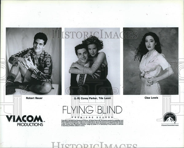 1992 Press Photo Cast Of TV Series "Flying Blind" - Historic Images