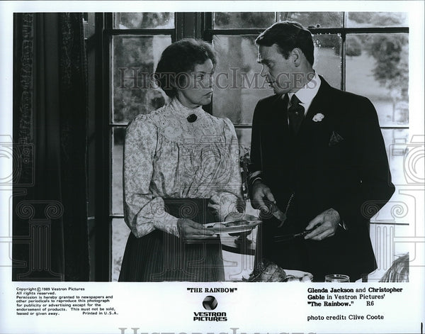 1989 Press Photo "The Rainbow" Glenda Jackson, Christopher Gable ...