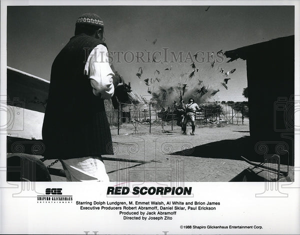 1988 Press Photo a scene from the action film "Red Scorpion" - Historic ...