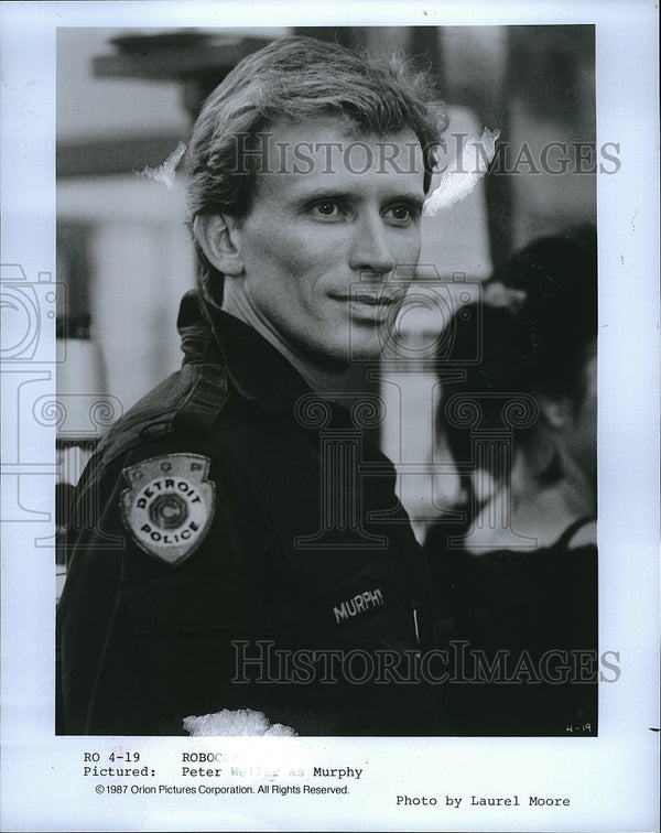 1987 Press Photo Peter Weller American Actor Stars In Robocop Sci-Fi ...