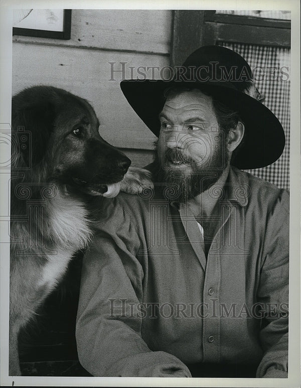 1981 Press Photo Merlin Olsen stars in NBC-TV's "Father Murphy ...
