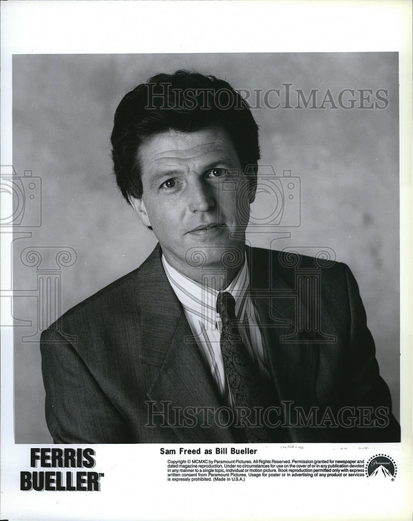 Press Photo Ferris Bueller Sam Freed as Bill - Historic Images
