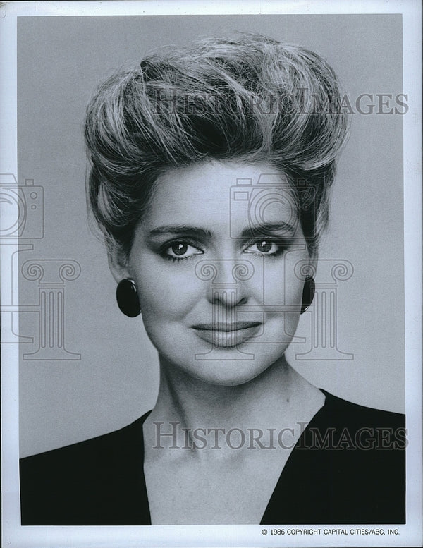 1986 Press Photo Karen Cellini in "Dynasty" - Historic Images