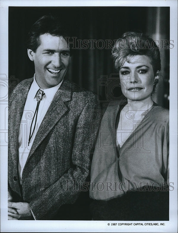 1987 Press Photo Cassie Yates and Duncan Gamble in "Dynasty" - Historic ...