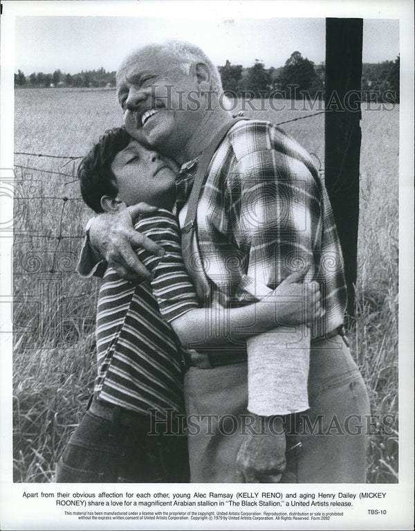 Press Photo The Black Stallion Mickey Rooney Kelly Reno - Historic Images