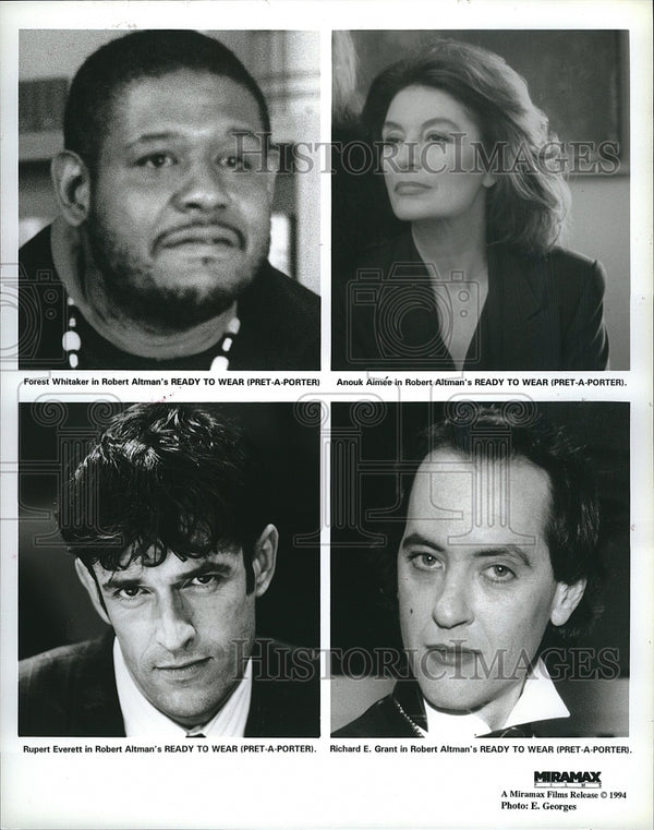 1994 Press Photo Forest Whitaker Anouk Aimee Rupert Everett Richard ...