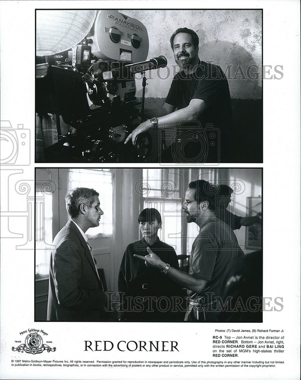 1997 Press Photo Bai Ling Actress Richard Gere Actor Red Corner ...