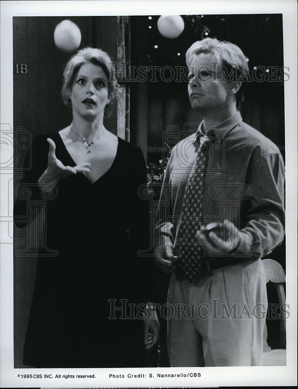 1995 Press Photo "Dweebs" Farrah Forke & Peter Scolari - Historic Images