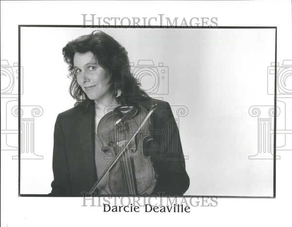 1993 Press Photo Darcie Deaville Austin TX Guitar Music - Historic Images