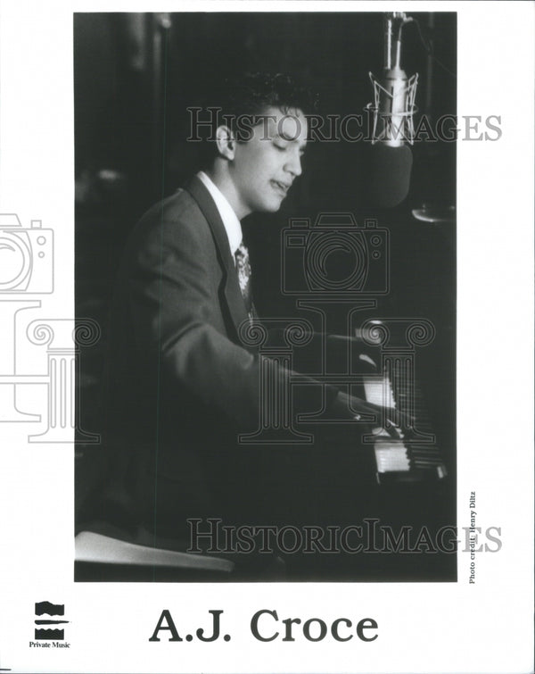 1993 Press Photo Singer A.J. Croce- RSA12923 - Historic Images