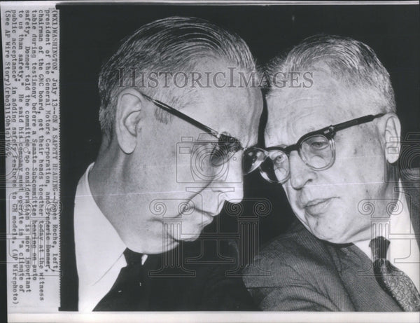 1965 Press Photo James Roche Frederic Donner General Mo- RSA31047 ...