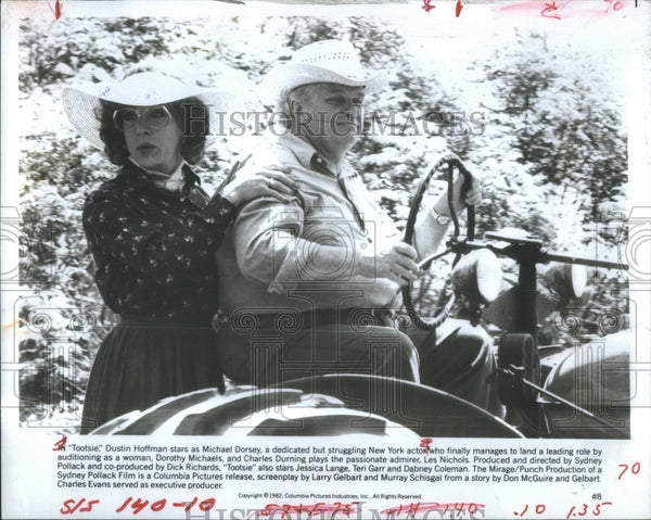 1982 Press Photo Dustin Hoffman Tootsie Charles Durning- RSA39831 ...