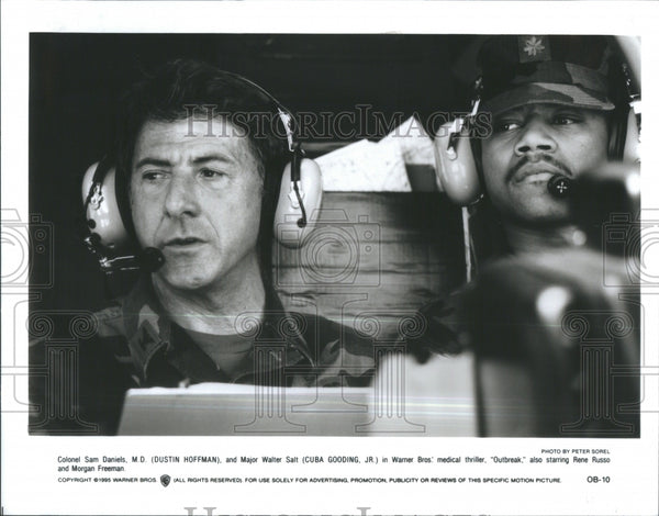 1995 Press Photo Outbreak Film Actors Hoffman Gooding- RSA39851 ...