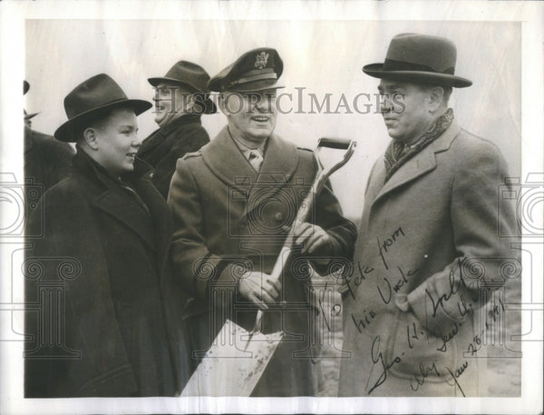 1942 Press Photo General George Brett At Ground Breakin- RSA54183 ...