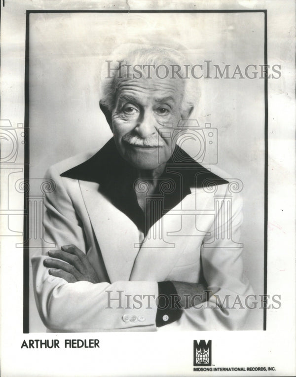 1984 Press Photo Arthur Fieldler new album :Saturday Night Fiedler ...