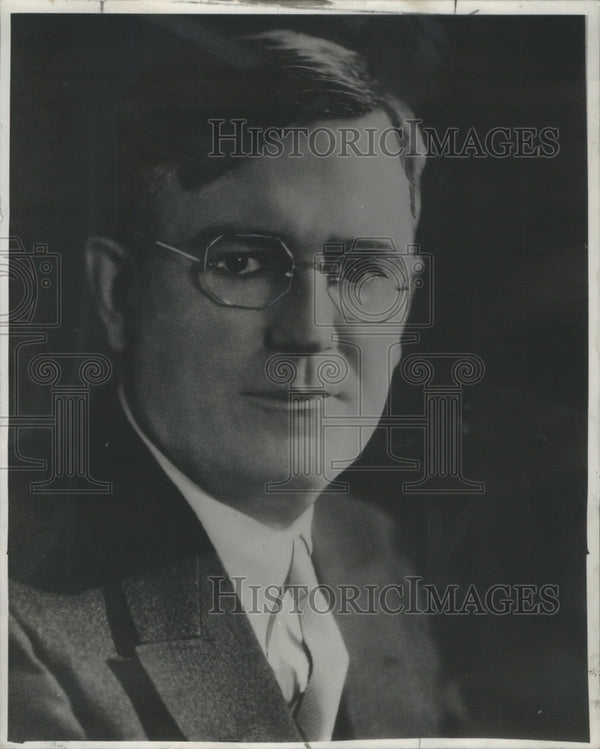 1936 Press Photo T.J. Carney Vice President Roebuck & Co Charge of Ope ...