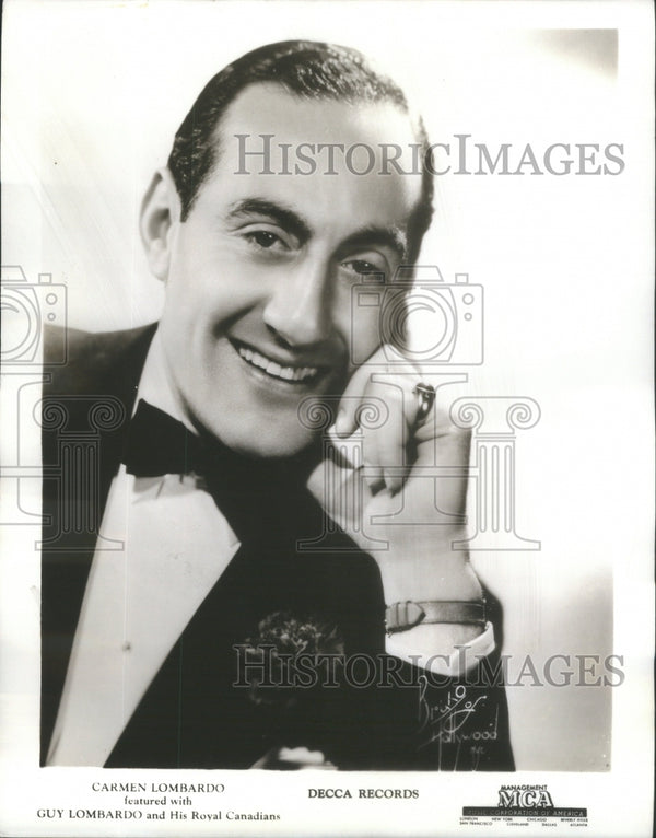 1940 Press Photo Carmen Lombardo Guy Royal Canadians featured ...