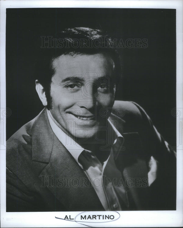 1975 Press Photo Al Martino Singer - Historic Images