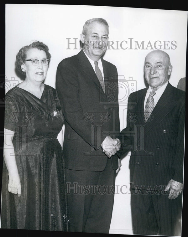 1959 Press Photo Babson Inst. Pres GM Trim,Guy Massieri of Wellesley ...