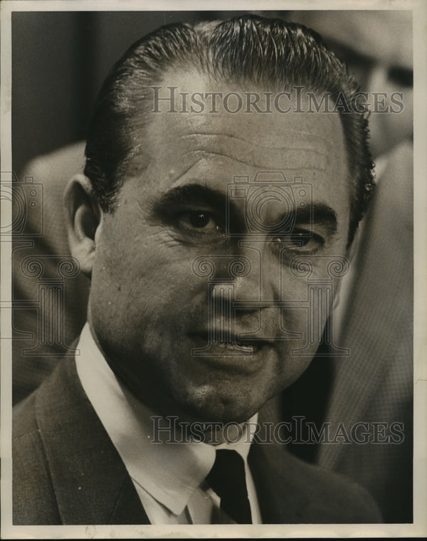 1963 Press Photo Portrait of George C. Wallace - Historic Images