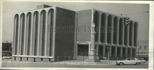 1969 Press Photo Dale County Courthouse, Ozark, Alabama - Historic Images