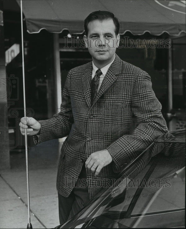 1966 Press Photo Joe Langston, Radio Broadcaster in Birmingham, Alabam ...