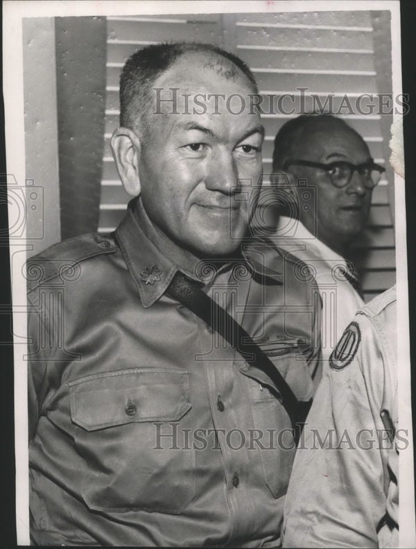 1954 Press Photo Major A. V. Jannett III, National Guardsman, from ...