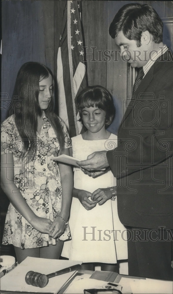 1973 Press Photo Lieutenant Governor Elect of Alabama Jere Beasley with ...