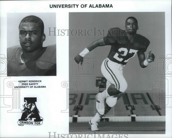 Press Photo University of Alabama football player free safety Kermit K ...