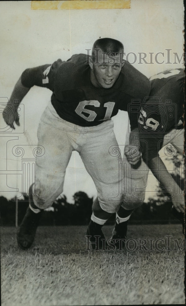 Press Photo Alabama Football Player Jimmy Sharpe - abns07088 - Historic ...