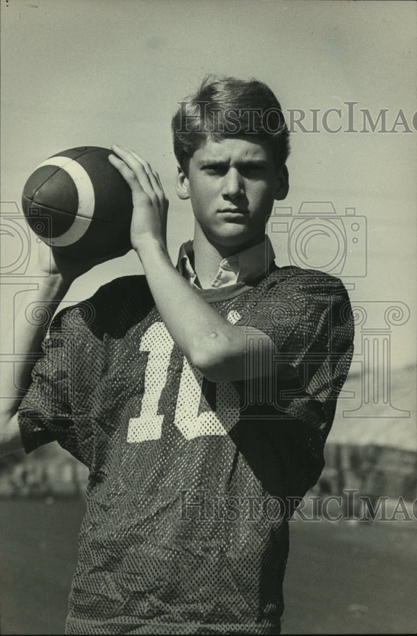 1982 Press Photo Briarwood football player Bobby Welch - abns07928 ...