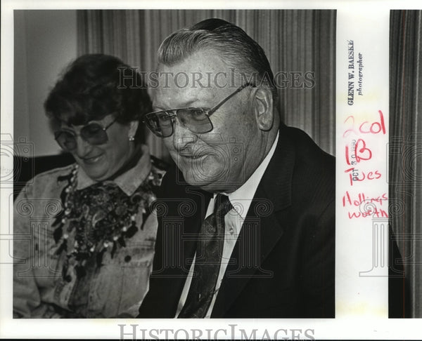 1990 Press Photo HAWK Missile Equipment Specialist William ...