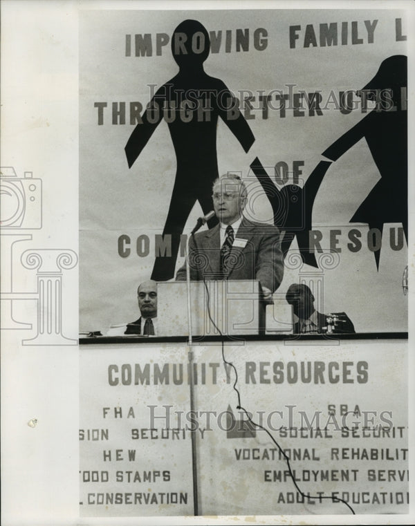 Press Photo Ralph Jones At A&M With Edwin Kirby And Winfred Thomas - a ...
