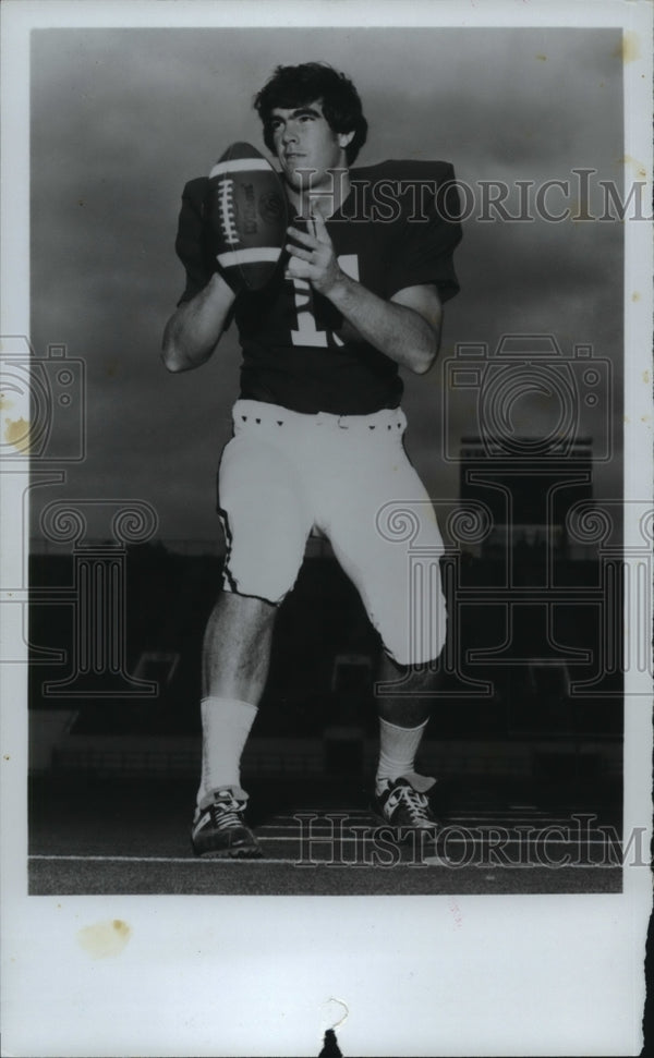 Press Photo University of Alabama Football Player - Historic Images