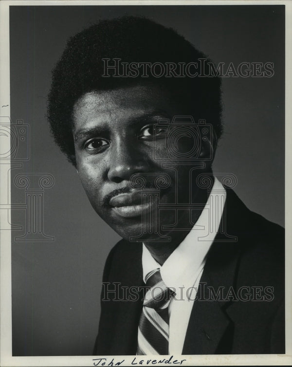 Press Photo John Lavender - Historic Images