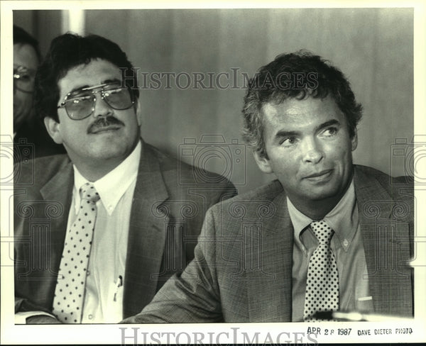 1987 Press Photo Mark Laracy, Founder of Parfums de Coeur, and Man ...