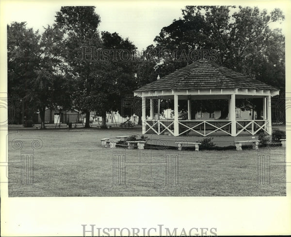 1984 Press Photo Gazabo at Elberta, Alabama Park - Historic Images