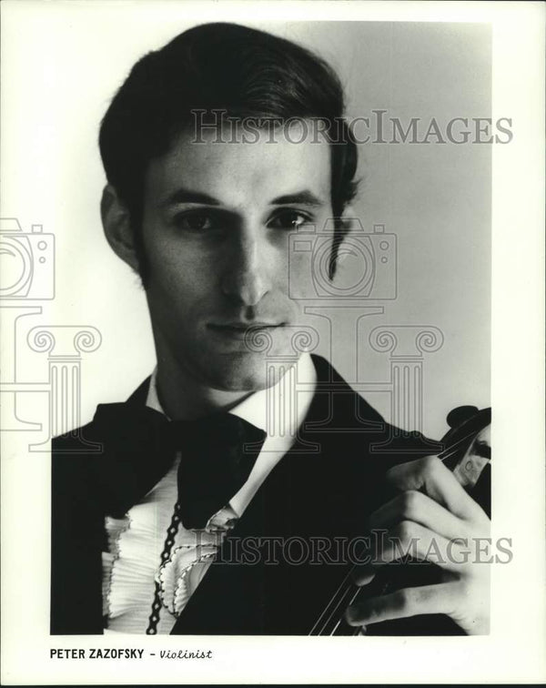 1978 Press Photo Peter Zazofsky, Violinist - amra08688 - Historic Images