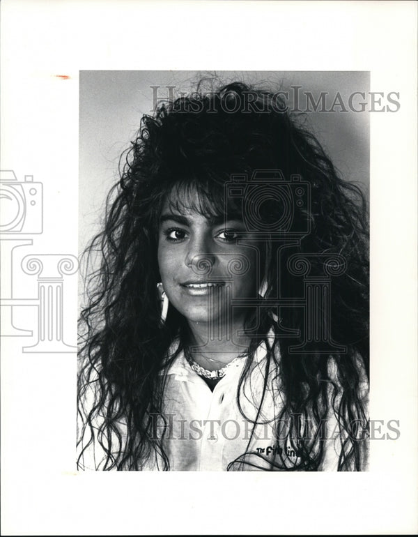 1990 Press Photo Tricia Webb-tennis player - cvb43422 - Historic Images