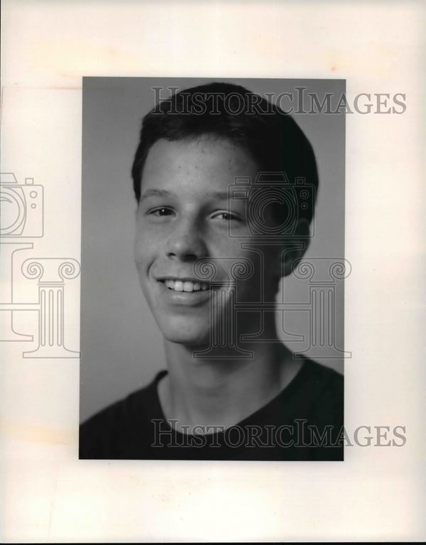 1990 Press Photo Mark Bullard of Mentor Soccer team - cvb48563 ...